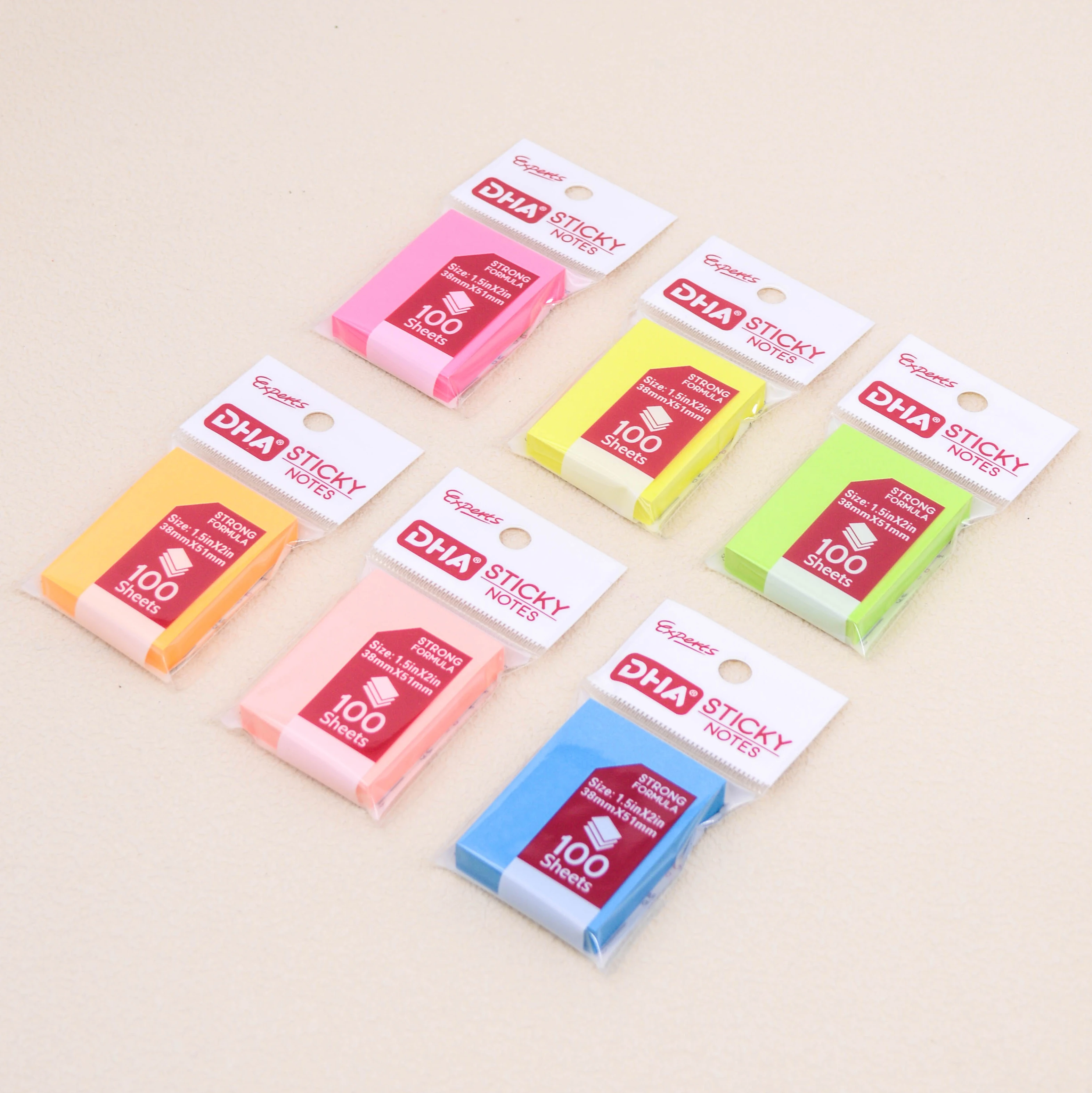 Cheap Office Stationery Set 3x1 Inch Sticky Nots Memo Pad Notebook For ...