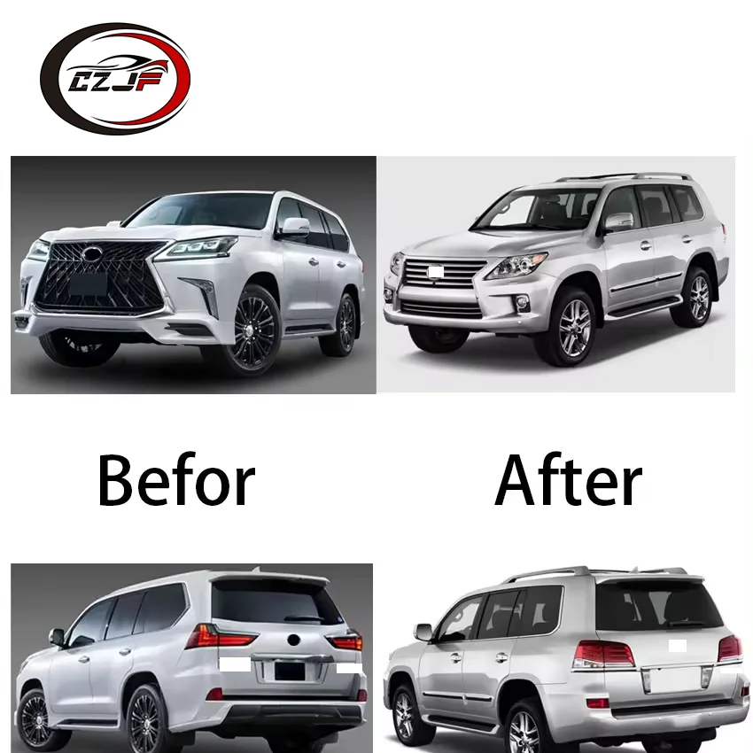 Czjf Tail Light Tailgate Rear Bumper Kit Full Body Kit For Lexus Lx570 ...