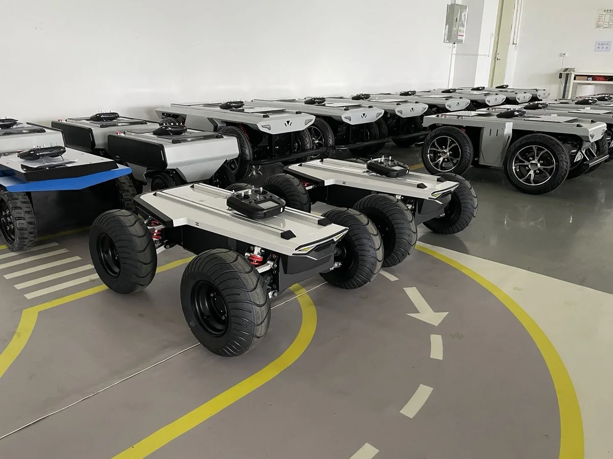 DGT-01M All Terrain UGV Robot Chassis - Programmable & Versatile