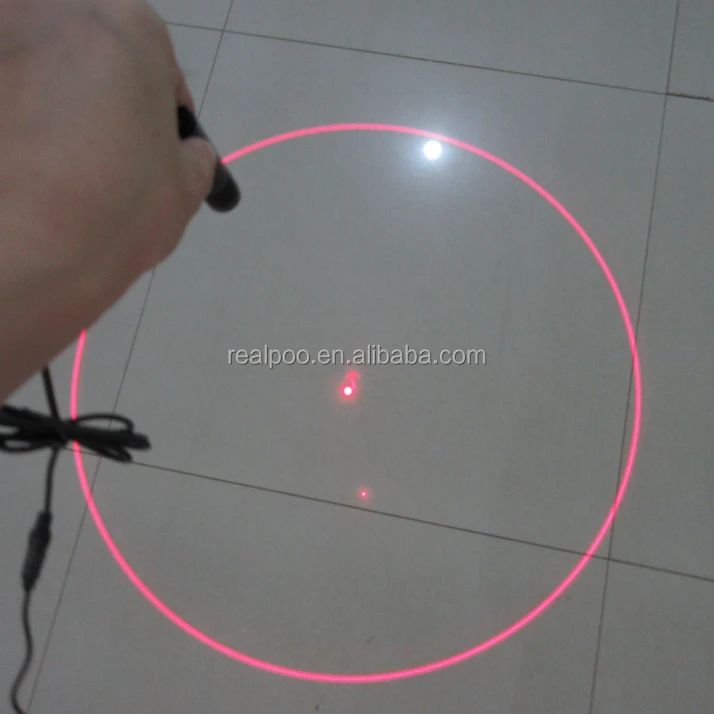 Circle Line Beam with Dot 650nm 100mw Red Laser Module