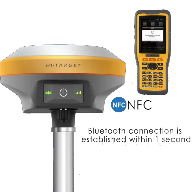 Hi-target V90 Plus GNSS RTK System - 1CM Accuracy Surveying