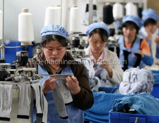 Sock Sewing Machine with 3 Motor - High Productivity