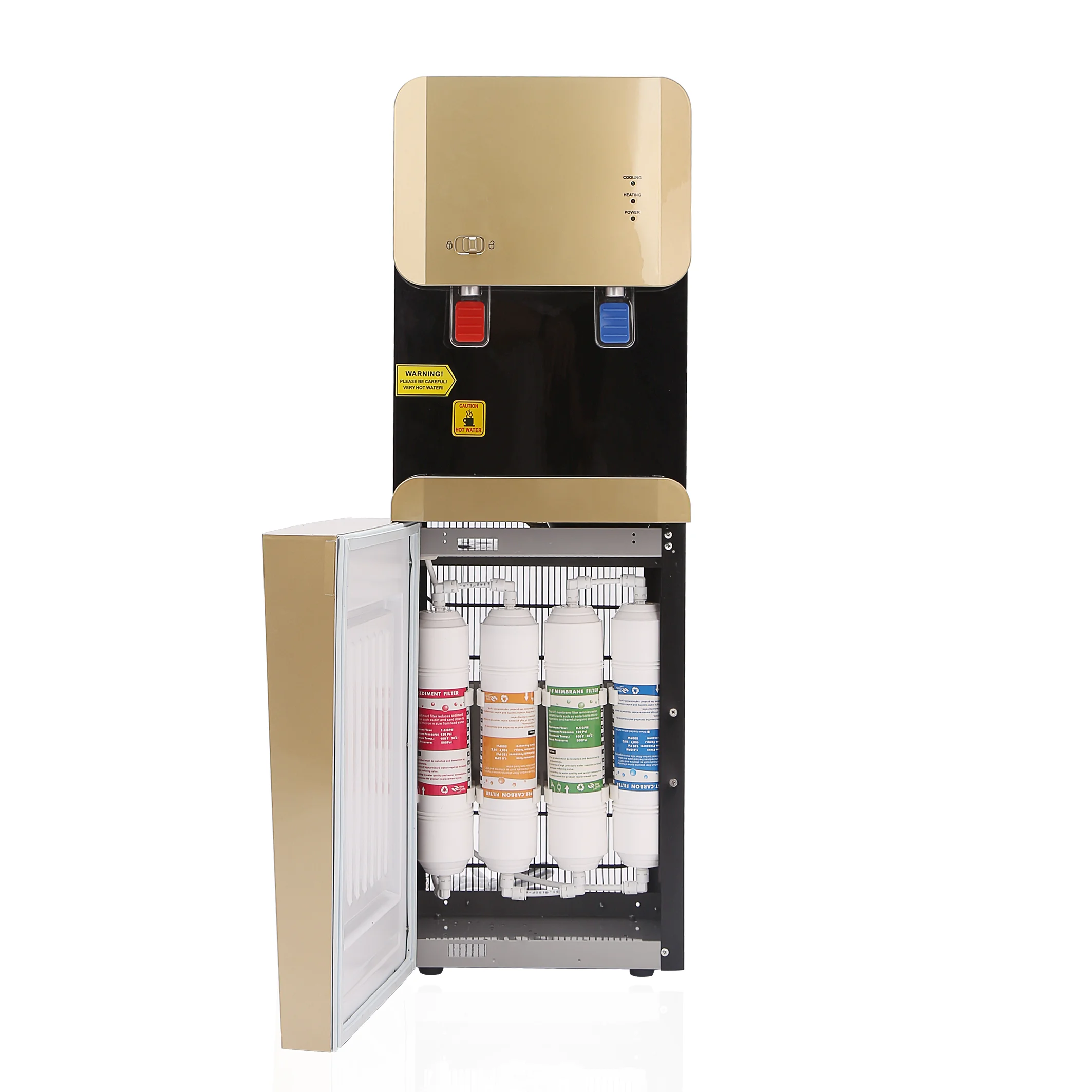 Free Standing Stainless Steel Water Cooler Commercial Cold Drink Water ...