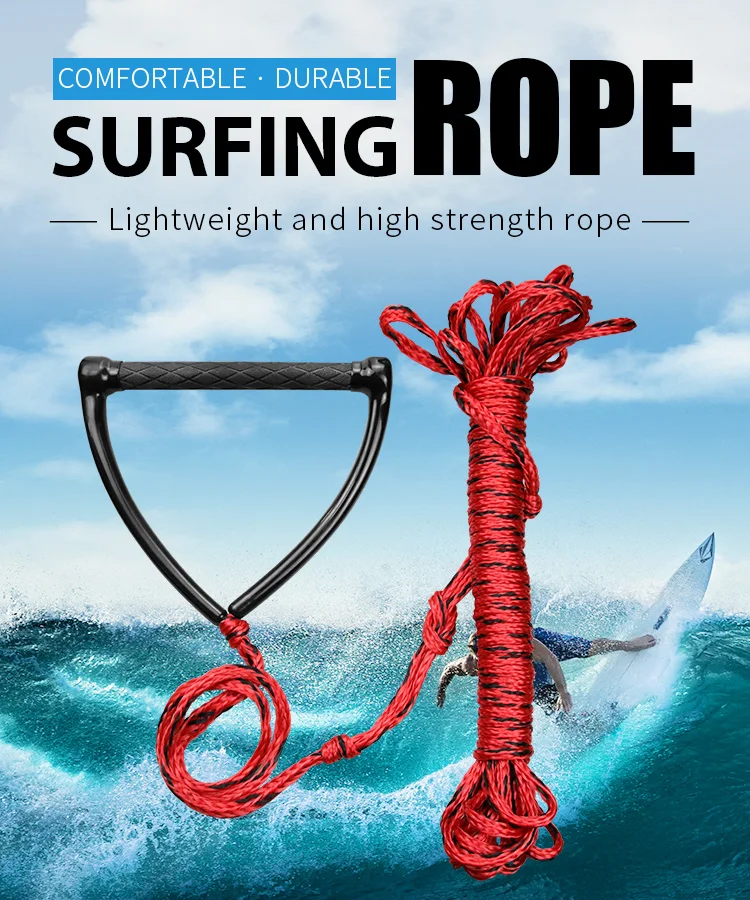 Braided Wakeboard Rope Polyethylene Durable Surf Rope With Handle - Buy ...