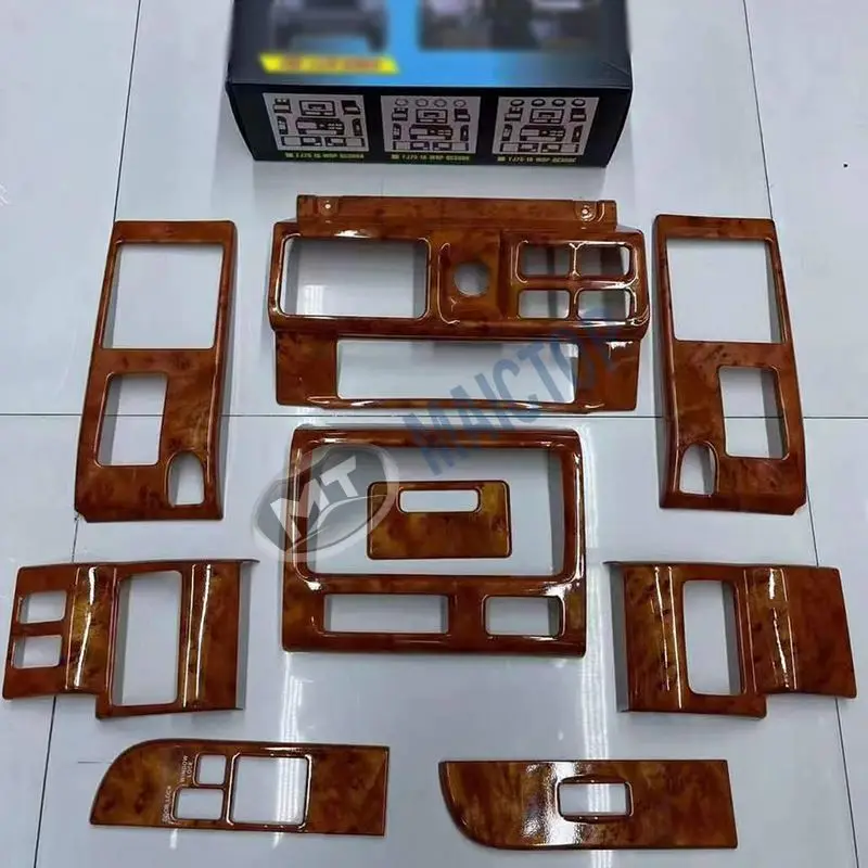 Maictop Car Accessories Wooden Dashboard Panel Interior Kit For Land ...