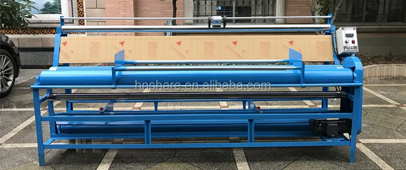 Portable Fabric Roller Machine Textile Fabric Roll Measuring Packing ...