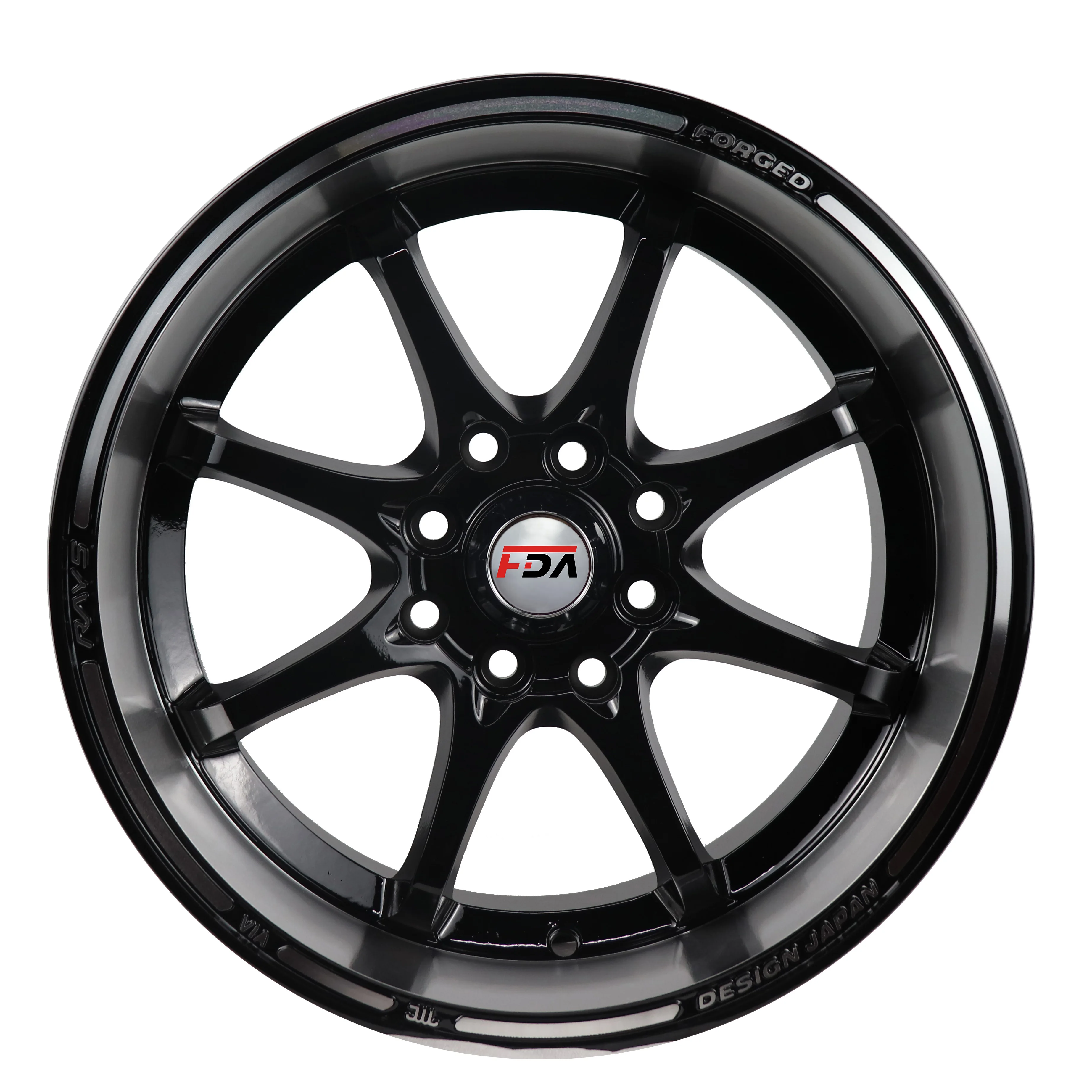 Wholesale Black And Red Rims 15 16 17 Inch 4 Lug 4x100 Wheels 4x114.3 ...