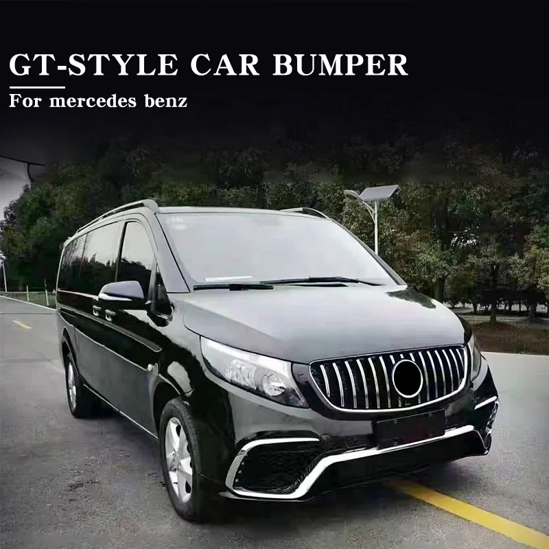 New Design Gt Style Car Bumper Grille Bodykit For Mercedes Benz Vito ...