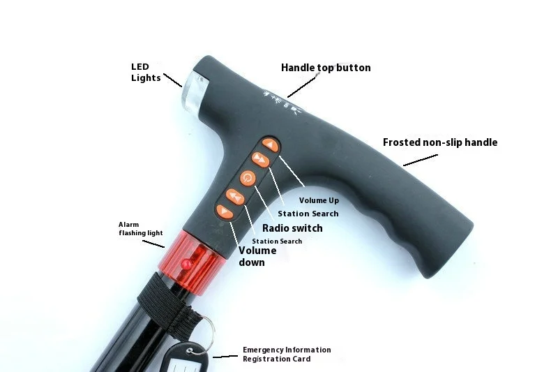 Arm-type Walking Stick Portable Fracture Disabled Elderly ...