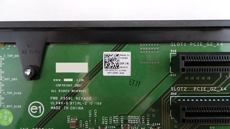 R557C 0R557C for Dell PowerEdge R710 Rise 1 Card PCIE Expansion Board ...