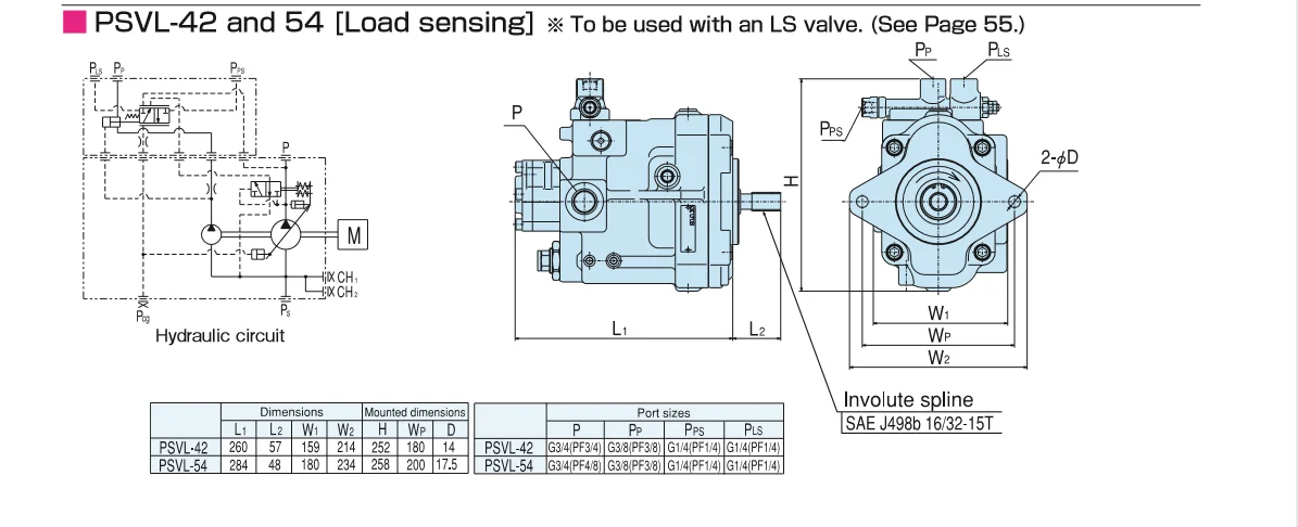 KYB PSVL Piston Pumps for Kubota Mini Excavators
