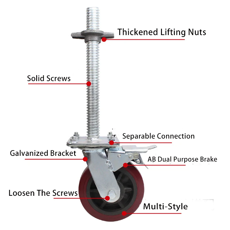 Construction Materials Heavy Duty Industrial Adjustable Scaffolding ...