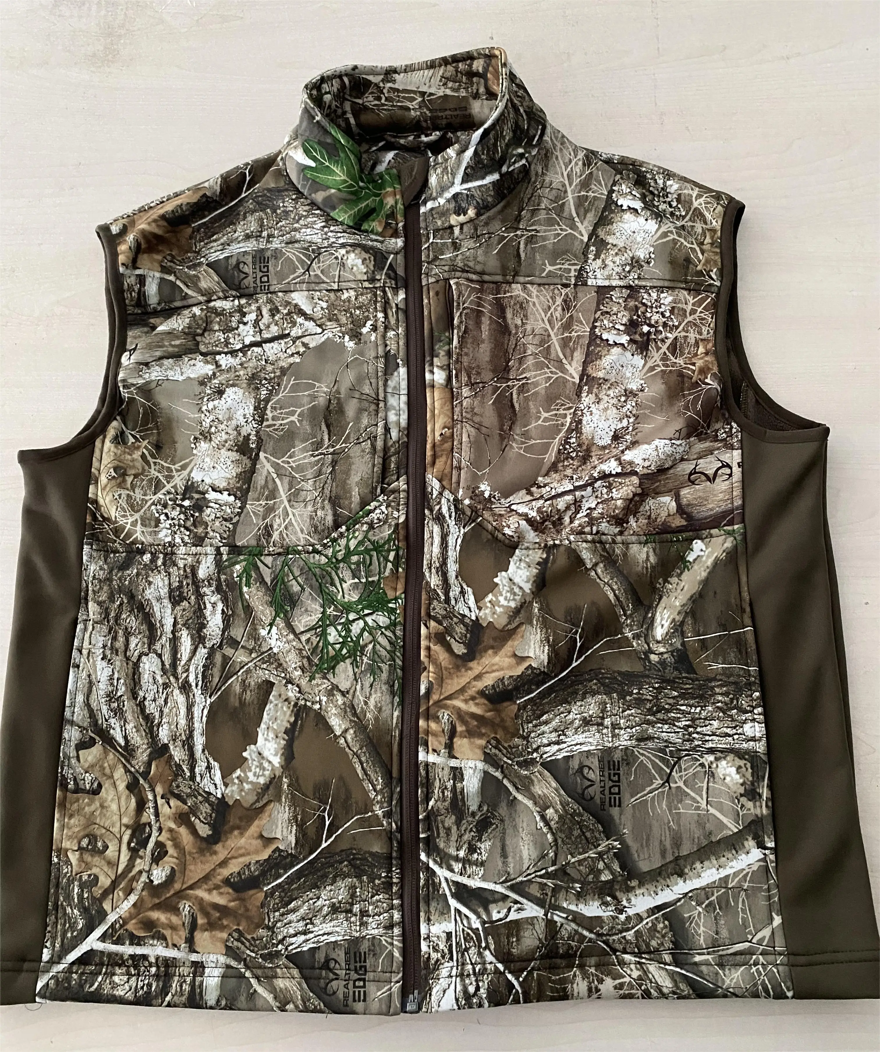 Camouflage Hunting Fleece Vest Realtree Camo Pattern With Agion Active ...