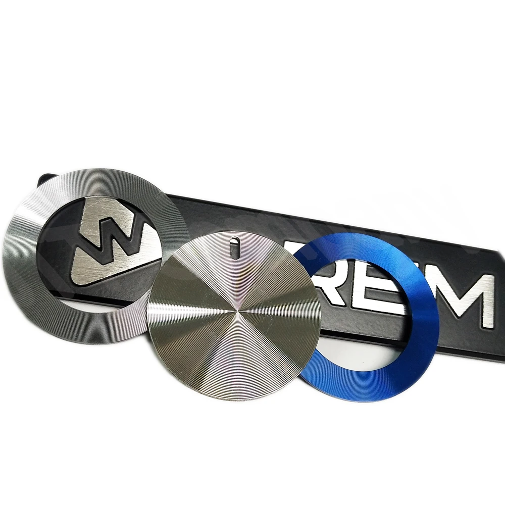 Custom Self-adhesive Aluminum Sticker Label Anodizing Aluminum ...