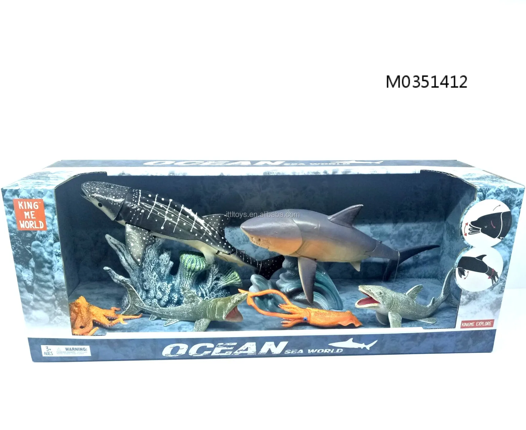 Wholesale Educational Marine Animals Toy Set - Swordfish & Tortoise ...