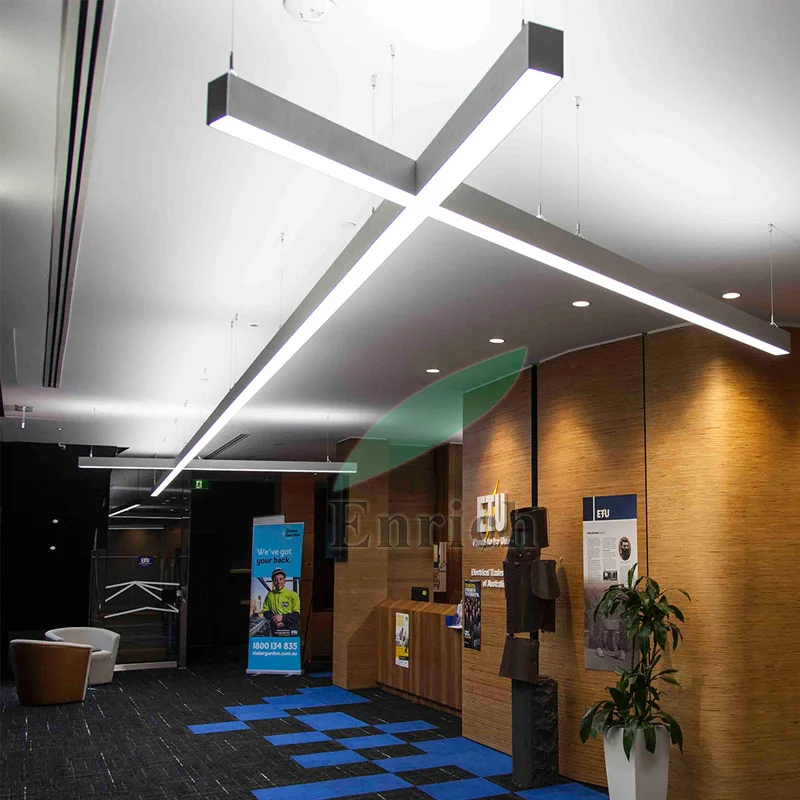 Iluminación Moderna Para Oficina,Luces Led Lineales Empotradas Con 3cm ...