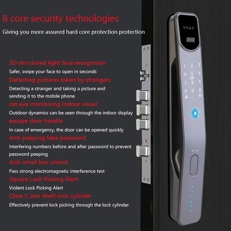 Smart Door Lock with Face Recognition - Secure & Convenient