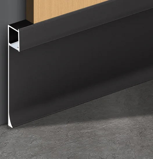 High Quality Aluminium Skirting Shadow Line Skirting Baseboard Molding ...
