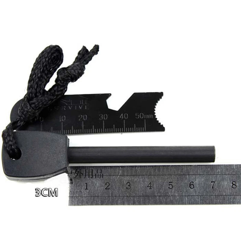 Survival Firesteel Magnesium Rod Fire Starter Striker Camping Flint ...