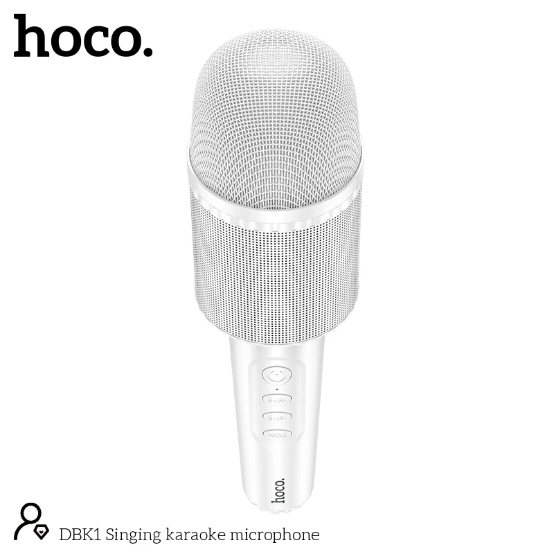 Hoco DBK1 Wireless Karaoke Microphone Speaker with Bluetooth 5.0 ...