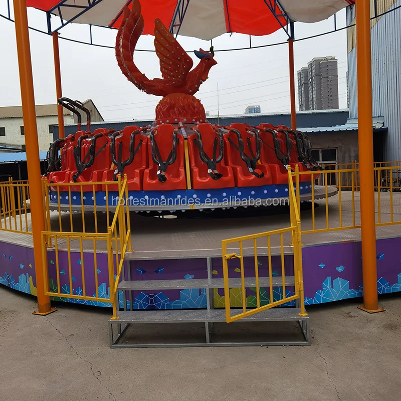 24 Seats Thrill Funfair Fire Phoenix Rides Carnival Amusement Park ...