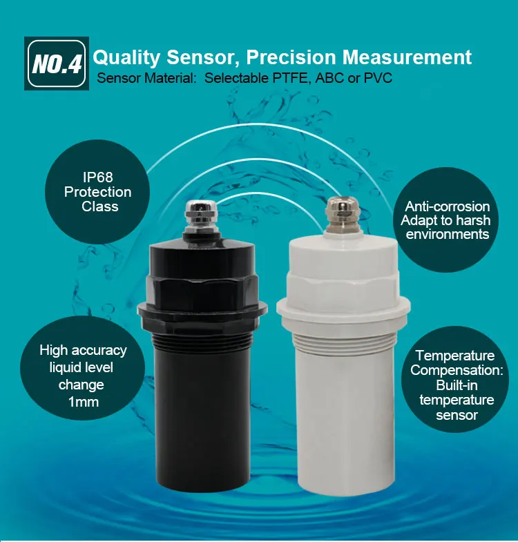 Parshall Flume Water Open Channel Ultrasonic Flow Meter