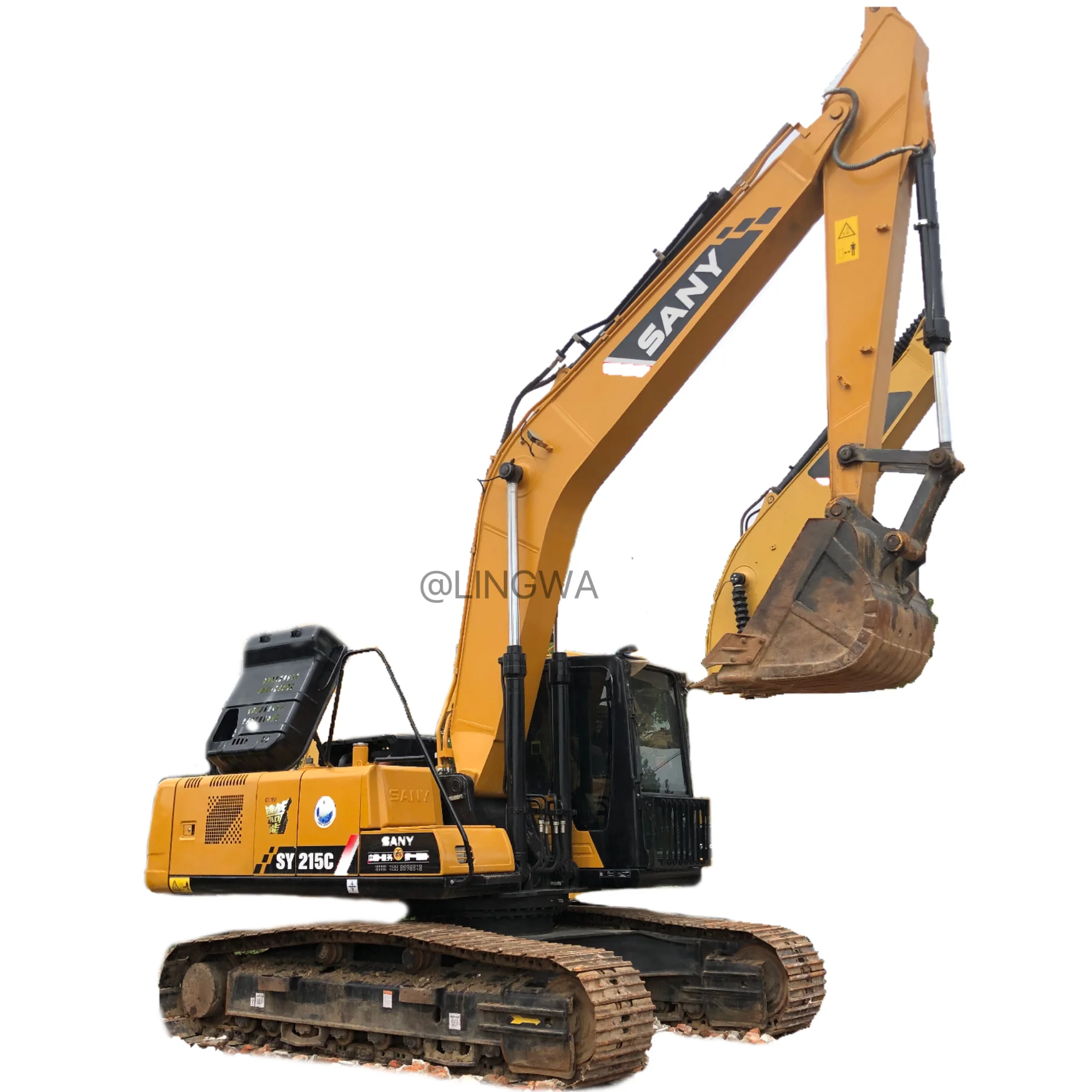 Sany Used Excavator Sy215 Is 90% New With Imported Engine And Hydraulic ...