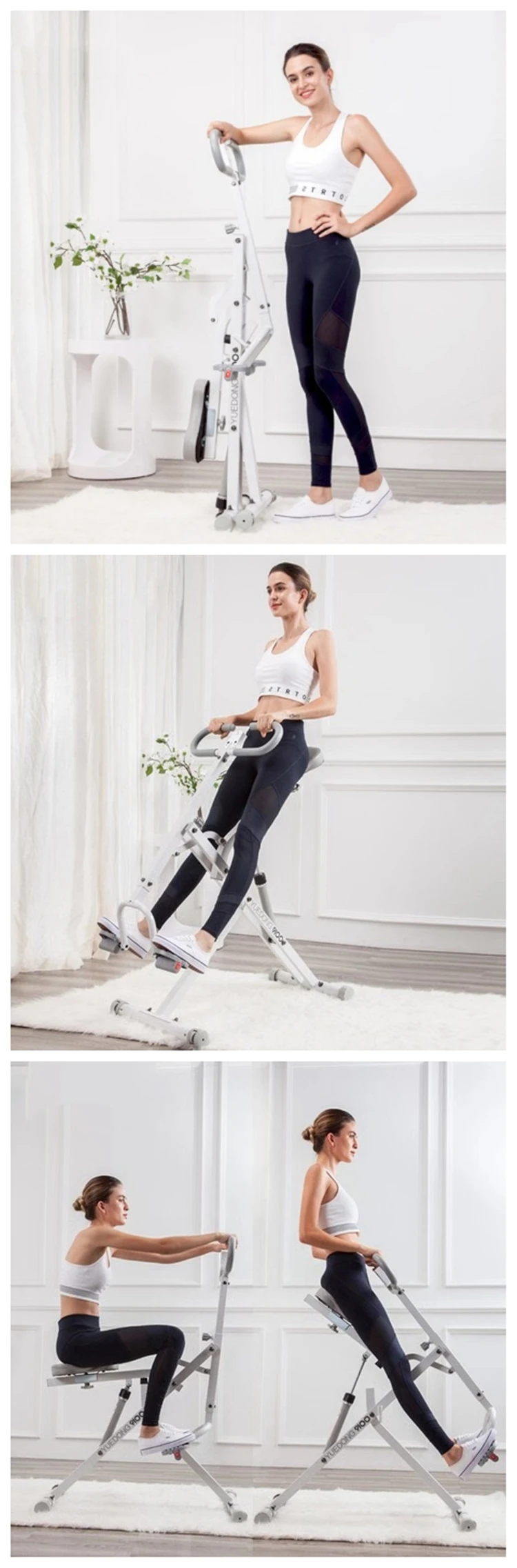 Total Crunch Exercise Machine & Integrated Gym Trainer for Full Body ...