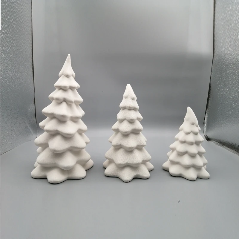 White Ceramic Christmas Tree - Eco-Friendly Home Decor