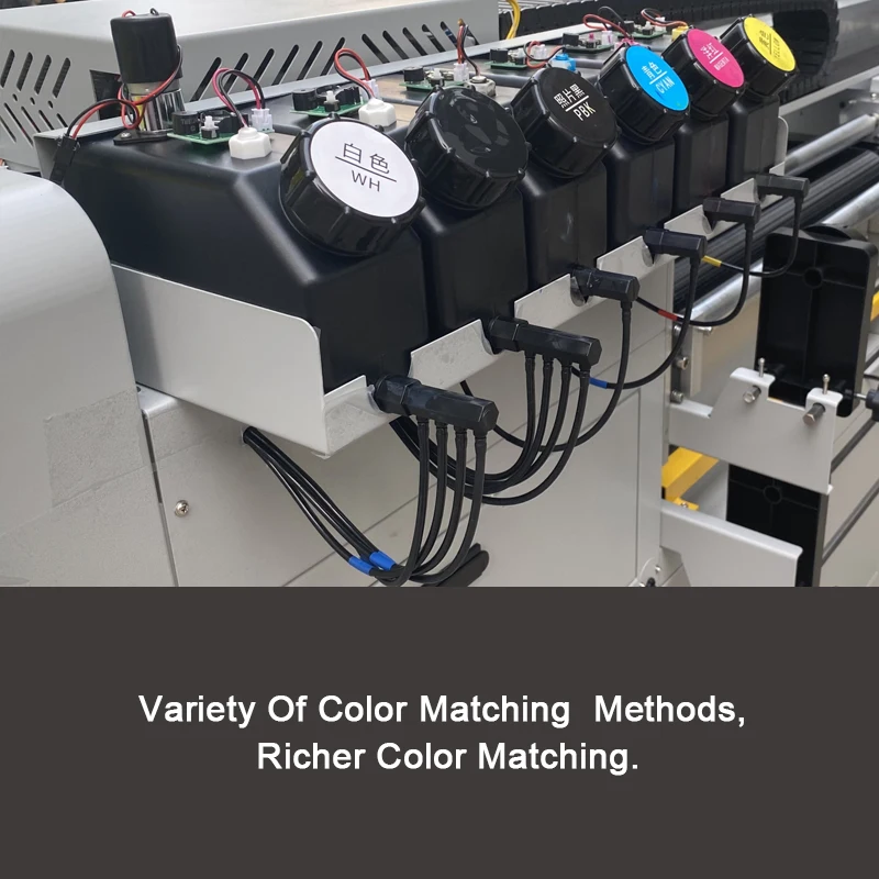 700mm Cmyk White Varnish Ink Automatic Inkjet Printers Uv Printed Flat ...