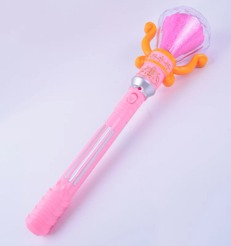 Cute Girl Kids Flashing Light Stick Flashing Stick Diamond Spinning LED ...