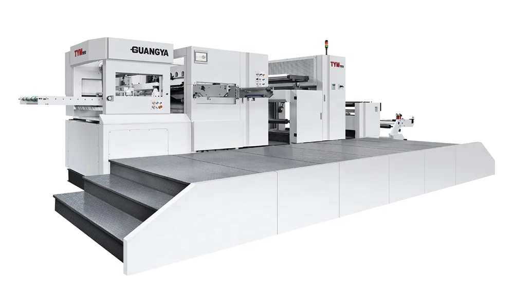 Tym1050 Automatic Web Fed On Roll Paper Board Die Cutting Machine - Buy ...