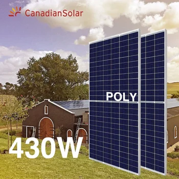 Original Canadian Solar Perc Half Cut 400w System Solar Panel 405w 410w ...