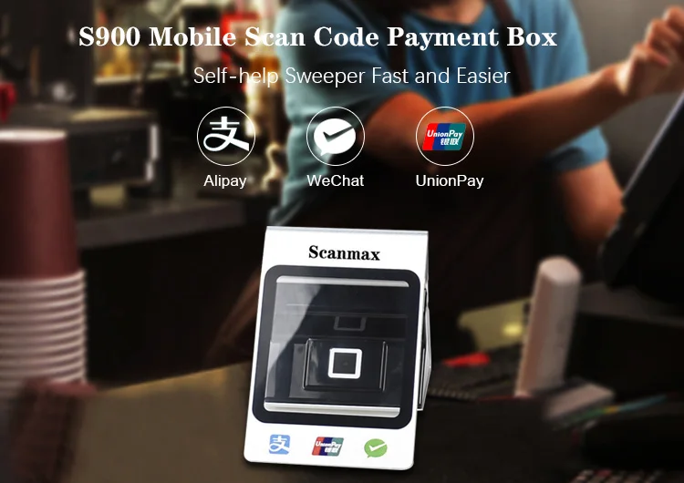 New Arrival Desktop 2D QR Code Scanner for Mobile Payments