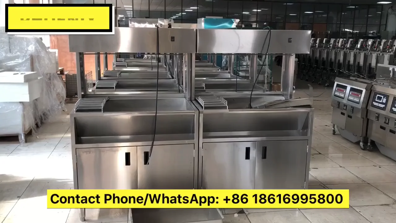 Kfc/ Mcdonald's Used Equipment Chicken Chips Warmer Dump Station ...