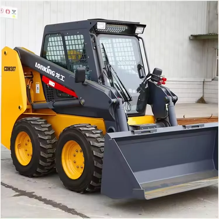 Lonking Lg307 Mini Tracked Skid Steer Loader With Attachments Factory ...