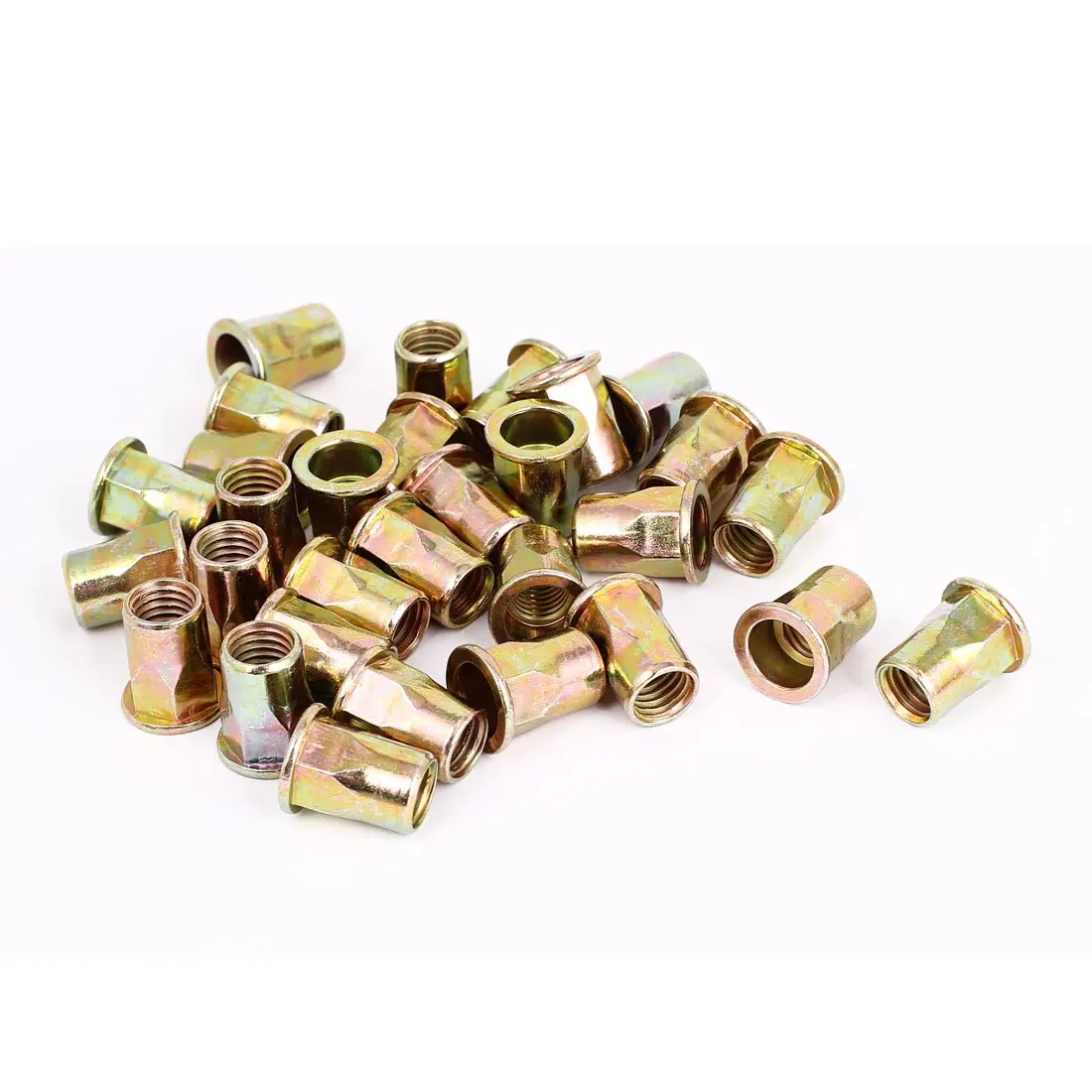 Sus304 Flat Head Rivet Nut Sealed M4 M5 M6 M8 Blind Threaded Inserts ...