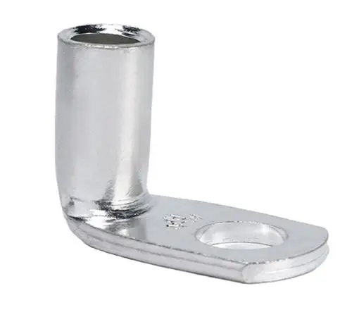 L Shape Tinned Copper Cable Lugs 90 Degree Bent Battery Lugs Heavy Duty ...