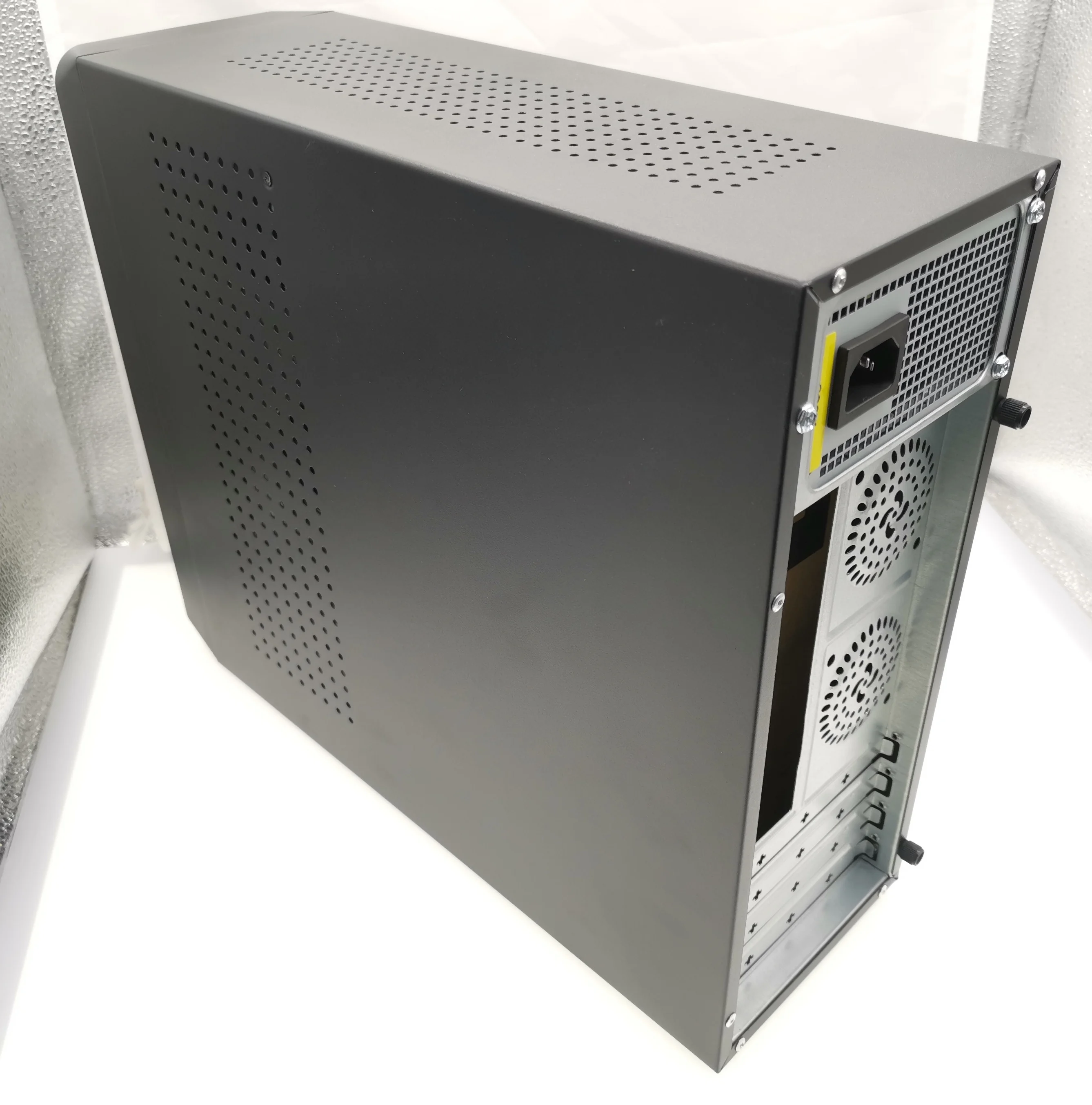 with Micro Power Supply with Card Reader Ultra Slim Micro ATX Desktop ...