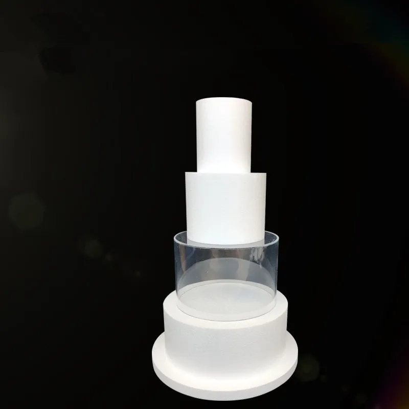 3pcs Clear Acrylic Box Cake Stand - Perfect for Birthday Party