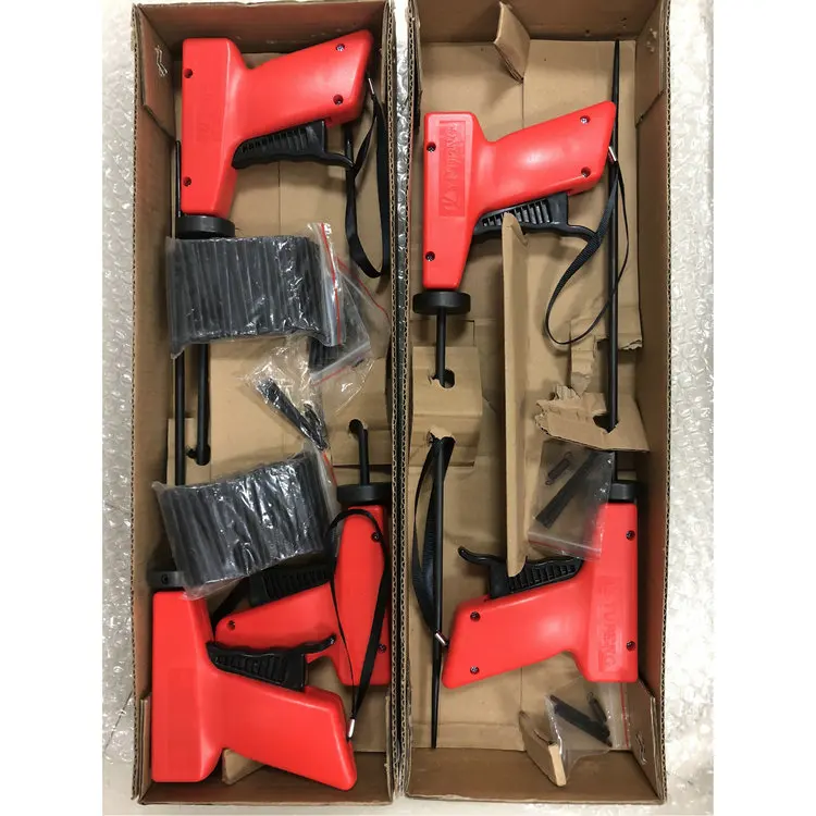 Spinning Different Sizes Red Fluff Collector Fluff Gun Roller Picker ...