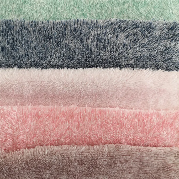 Leda Factory Long Pile Plush 100% Polyester Arctic Velvet Fleece Fabric ...