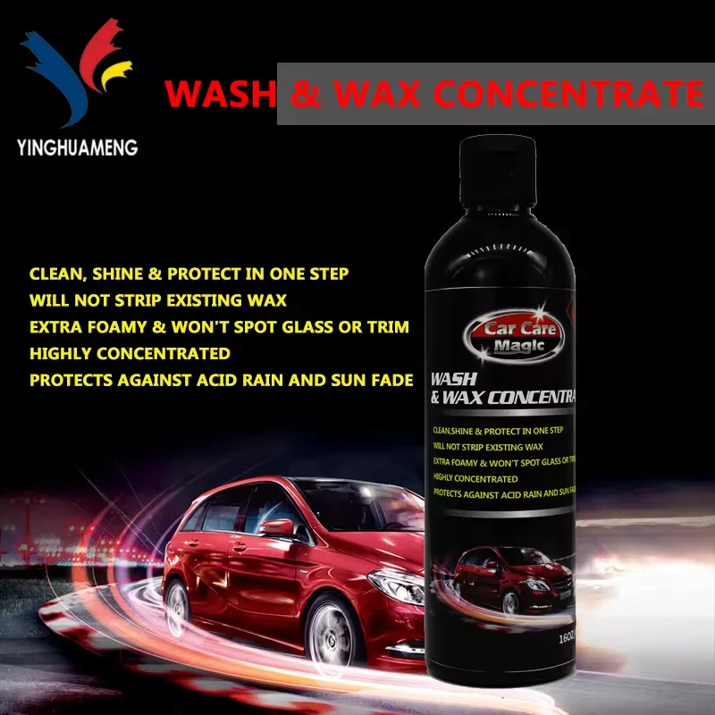 Concentrated Car Wash Liquid Wax Vehicle Foam Cleaner Efficient ...