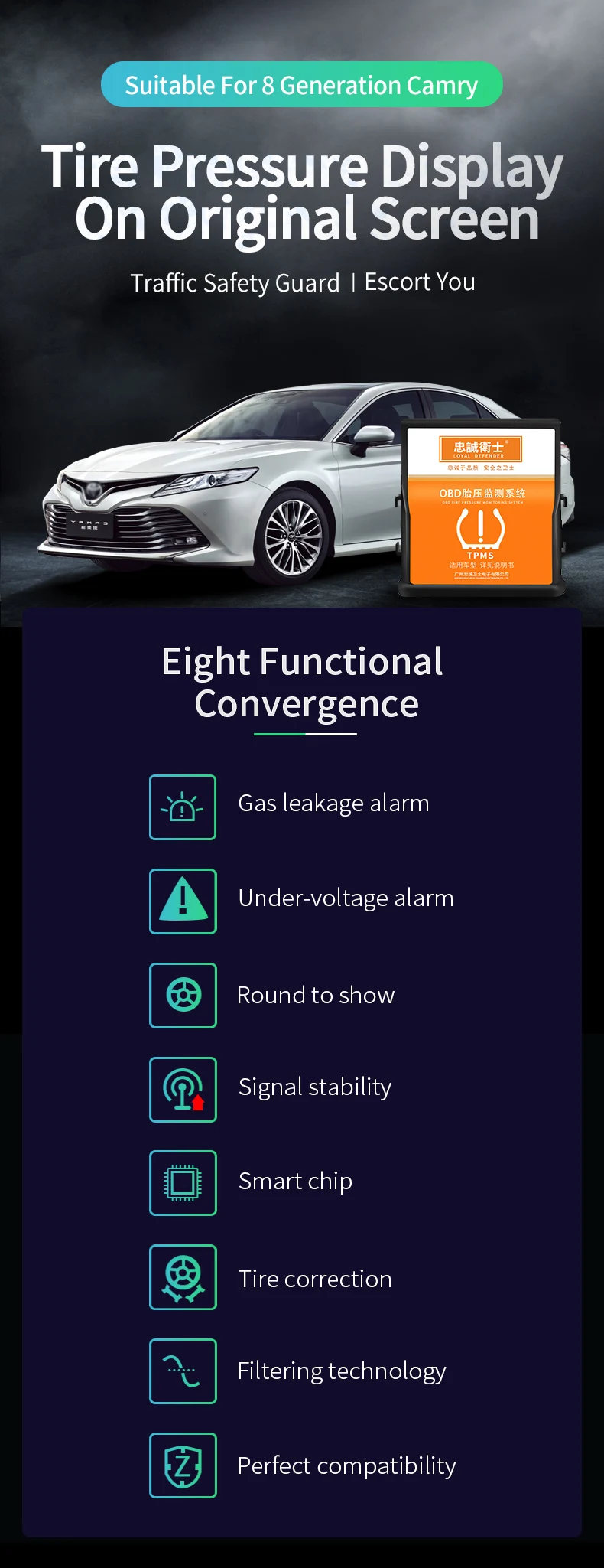 Toyota RAV4 XA50 TPMS - Reliable Tire Pressure Monitoring