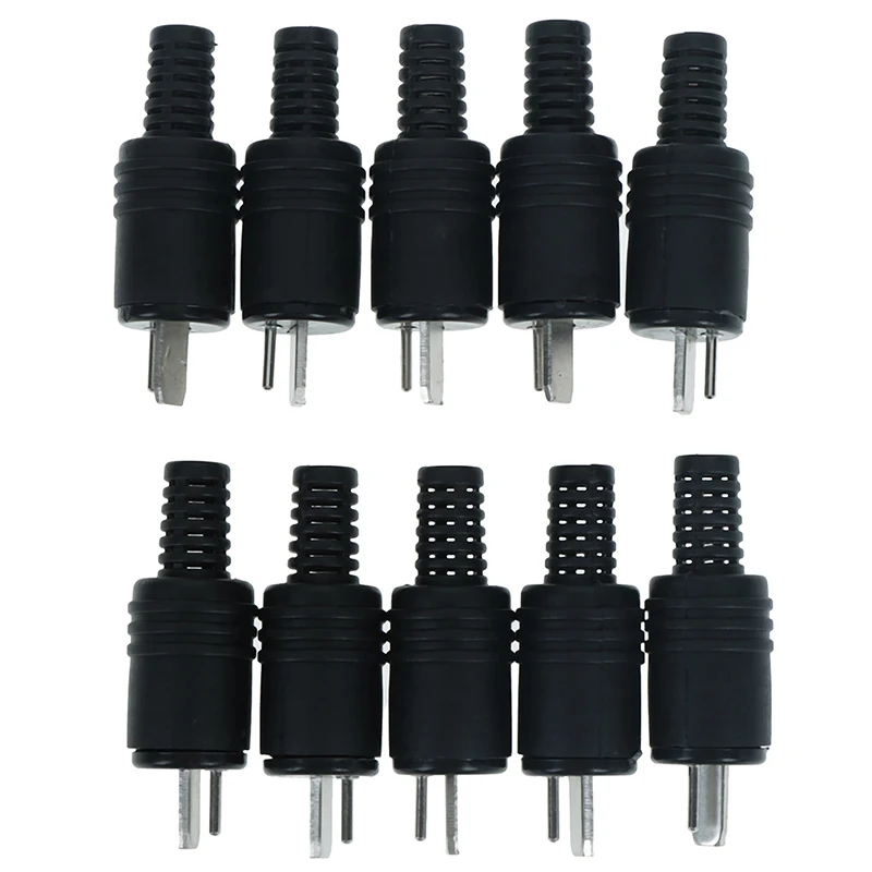 2 Pin Din Male Plug Hifi Loudspeaker Audio Connector for Speaker ...