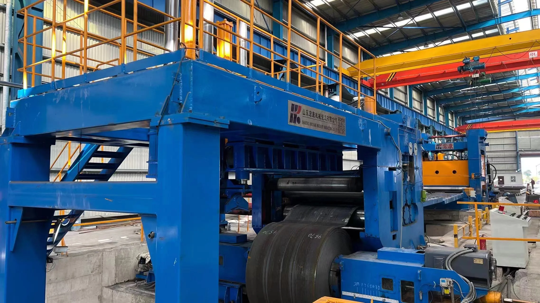 Steel Coil Flattening Leveling Rewind Coil Machine/metal Sheet Or Steel ...