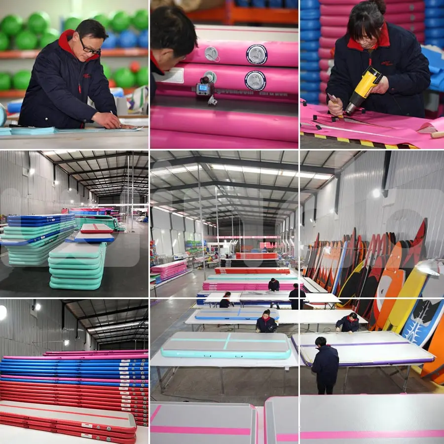 Drop Stitch Sunbathing Teak Foam Deck Pad - Inflatable Platform