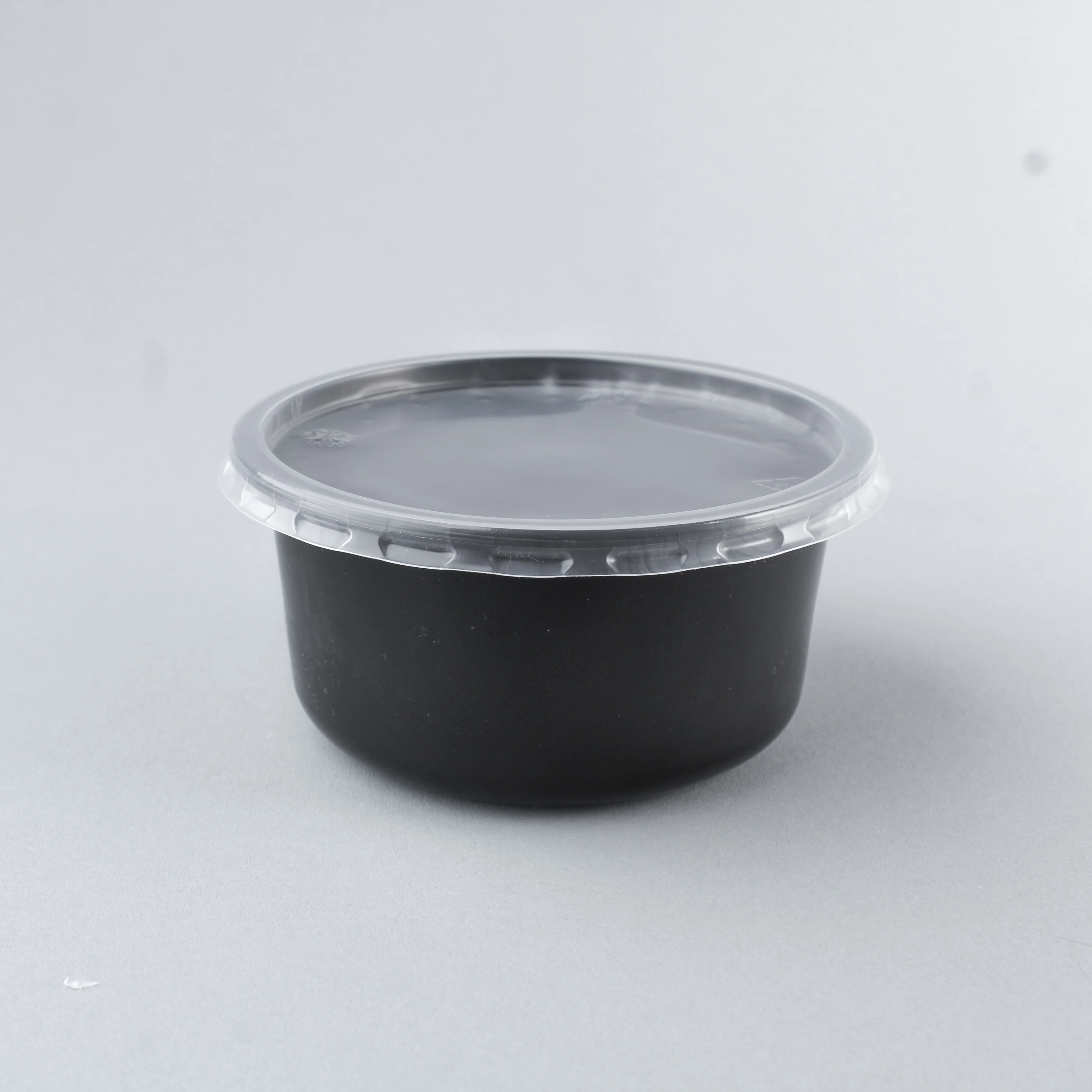 Jasco Round Black Plastic Container,Microwave-friendly. 350 Gram. 1000 ...