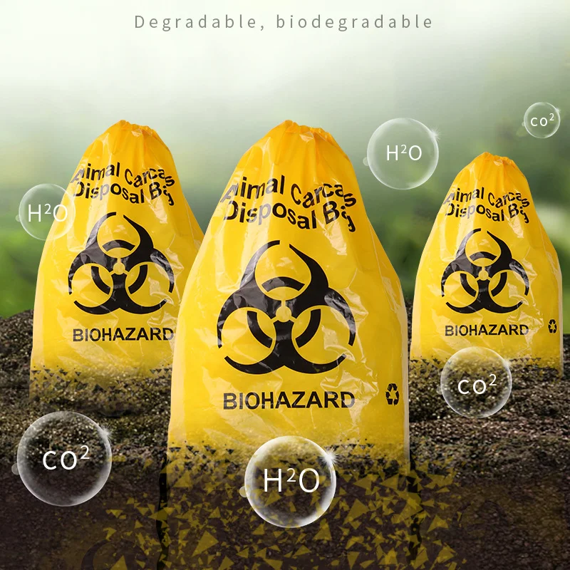Kezheng Biohazard Animal Carcass Heavy Duty Yellow Hdpe Plastic Medical ...