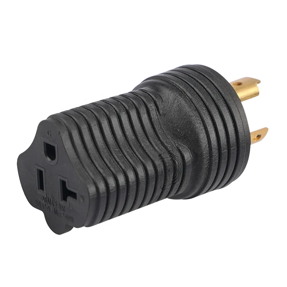 S2001 Nema 20 Amp Plug Adapter Locking Male Plug L5-20p To 5-20r - Buy ...